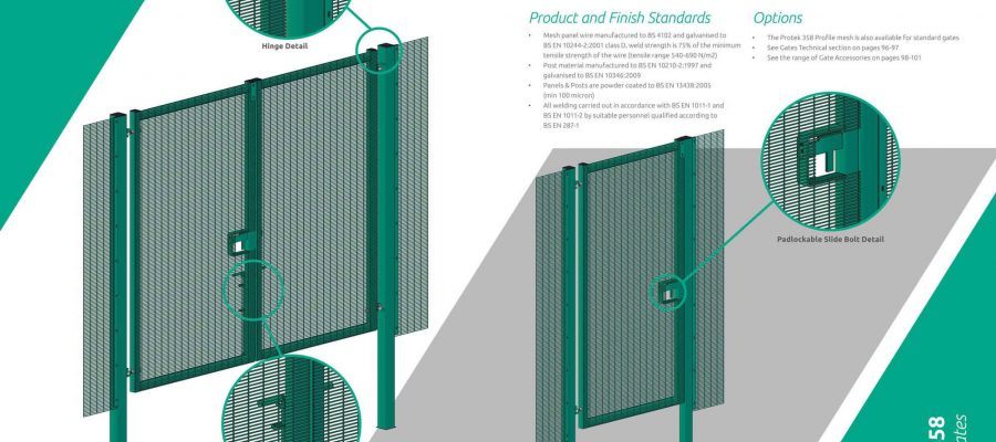 Protek 358 Mesh Standard gates – Lemon Fencing | Specialist in Essex