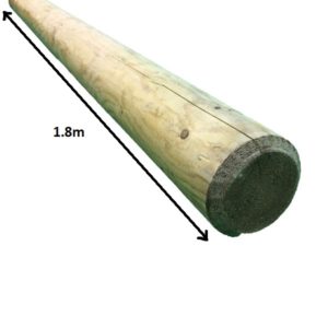 Half Round Post | Lemon Fencing | Specialist in Essex