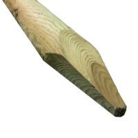 Half Round Post 1.65m x 100x50mm | Lemon Fencing | Specialist in Essex