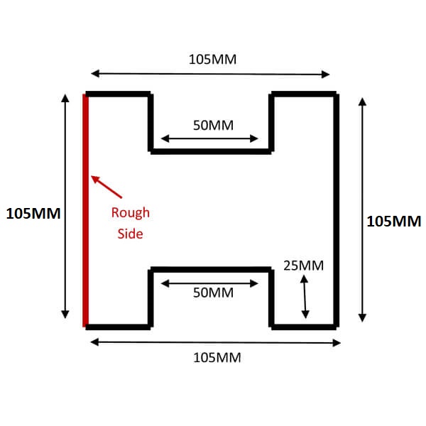 Concrete Inter Fence Post 2.78m high | Lemon Fencing | Specialist in Essex