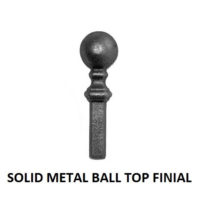 Manor ball top railings 1830mm (GAP) x 455mm | Lemon Fencing ...