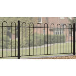 Court hoop top fence panel 1830mm (GAP) x 950mm | Lemon Fencing ...
