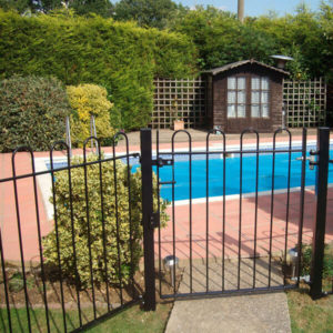 Court hoop top fence panel 1830mm (GAP) x 950mm | Lemon Fencing ...