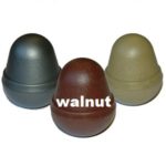 Composite acorn post cap walnut | Lemon Fencing | Specialist in Essex