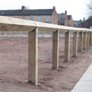 Bishop Hat Post Stap Galvanised | Lemon Fencing | Specialist in Essex